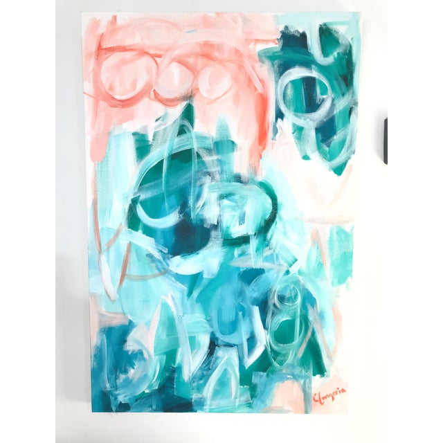 Christina Longoria "Saona" Abstract Painting | Chairish