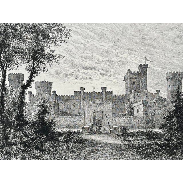 Antique French Etching French of Chateau De La Grange Fort by David ...