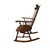 Vintage Comb Back Wood Rocking Chair | Chairish