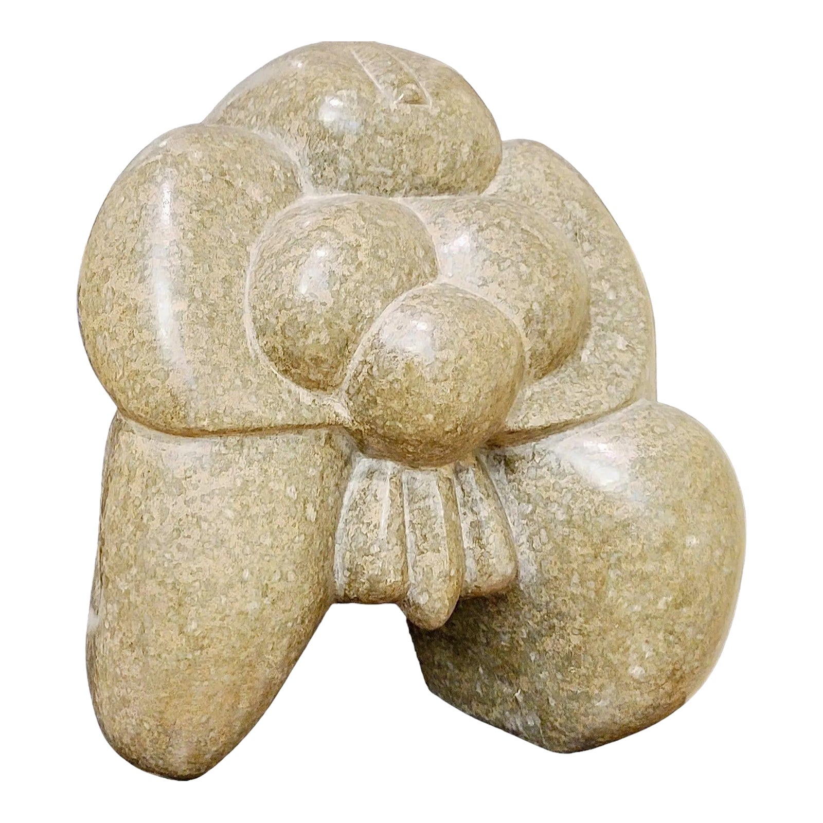 Late 20th Century Abstract Primitive Sculpture by WP Katz, "The Green ...