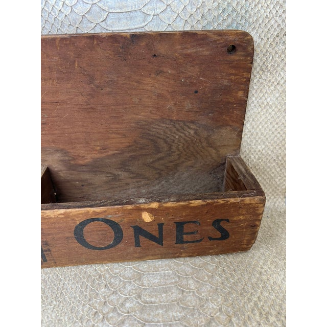 Vintage Elementary School Wood Wall Hanging Math Holder - Hundreds Tens ...