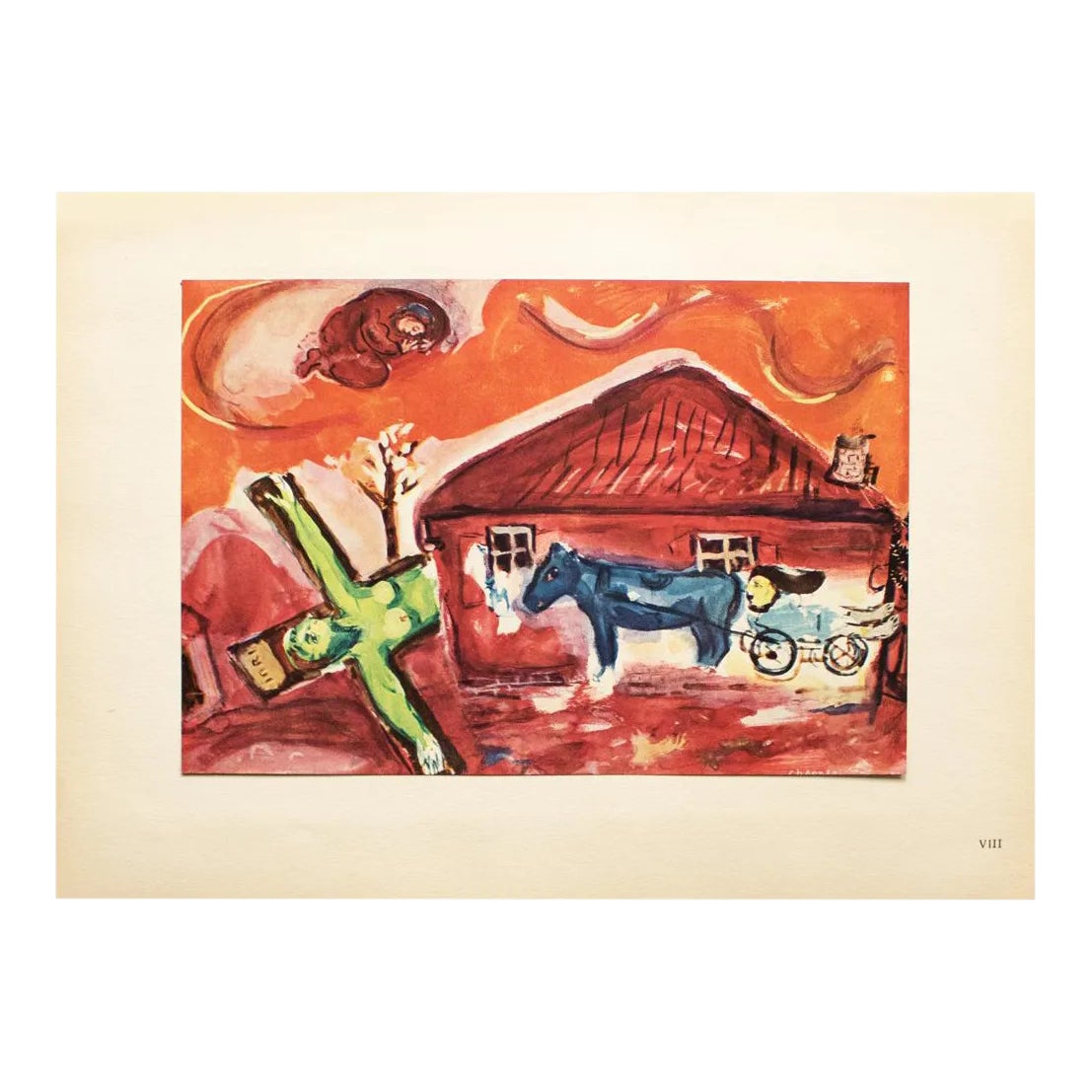 1947 After Marc Chagall, "Via Dolorosa", First Edition Period Parisian ...