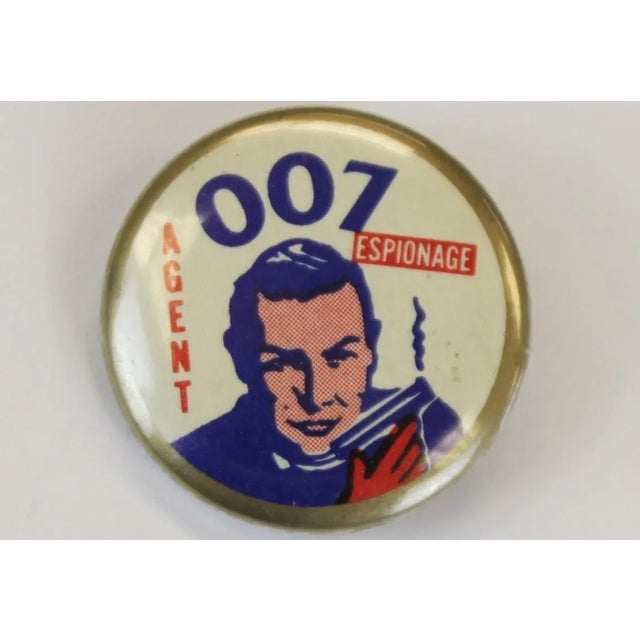Agent 007 Espionage Pin | Chairish
