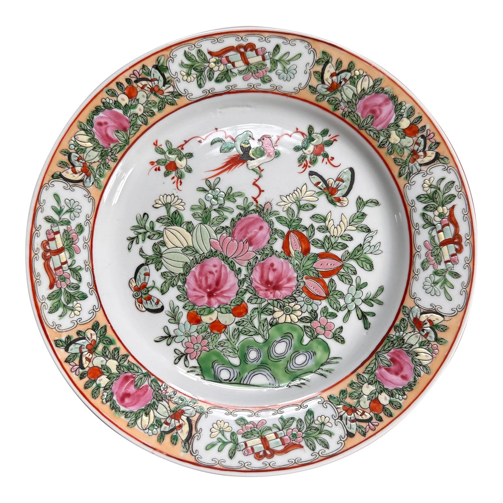 Vintage Chinese Decorative Plate | Chairish