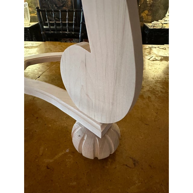 Scalloped Duchess of Windsor Gothic Jansen Style Hall or Tea Table ...