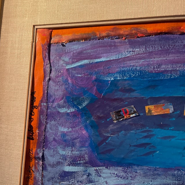 2023 “The Near Extinct Picasso Gun Fish I” Acrylic Painting by Cheryl ...