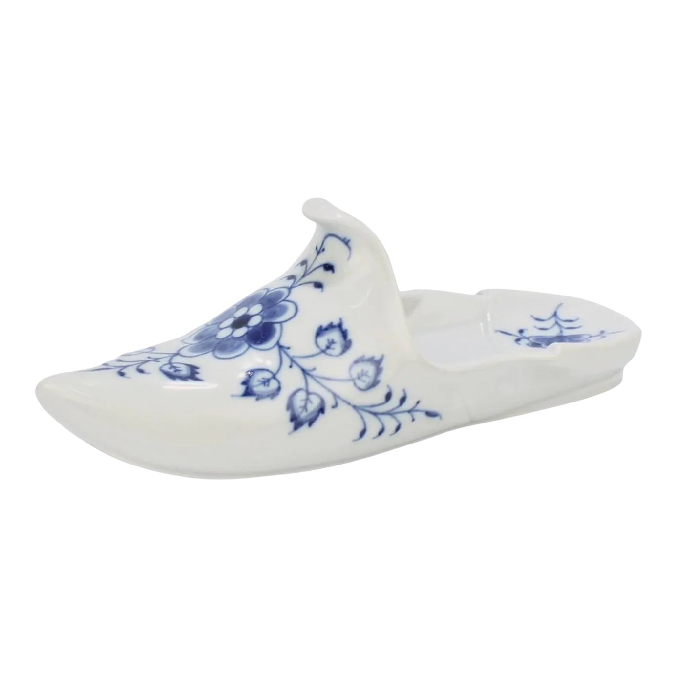 Vintage Meissen Porcelain Blue Onion Pattern Shoe or Slipper ...
