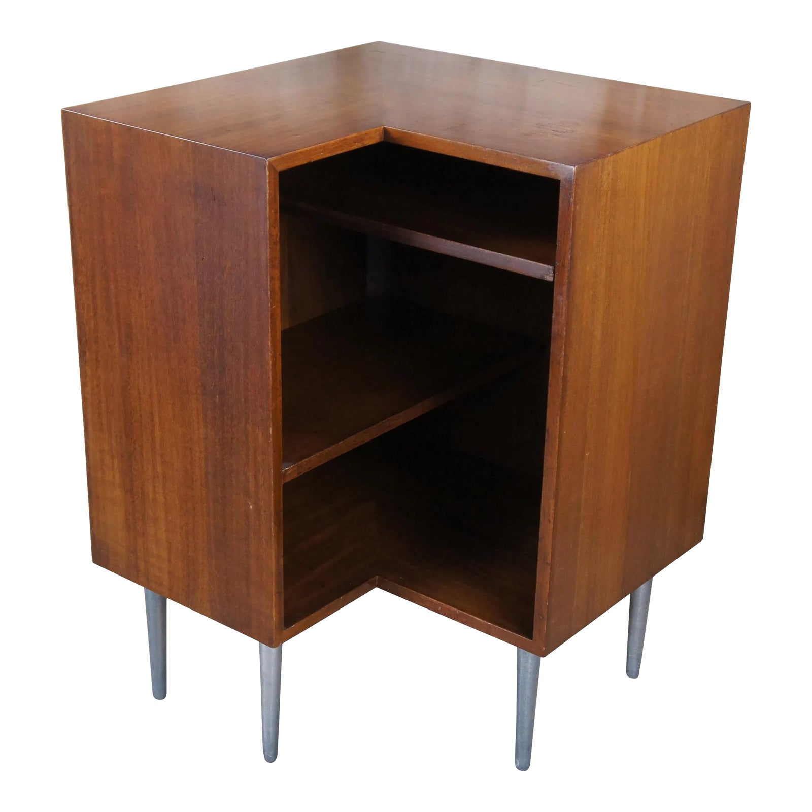 Mid 20th Century Mid Century Modern Edward Wormley Dunbar Walnut Corner ...
