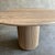 Custom White Oak Reeded Base Dining Table | Chairish