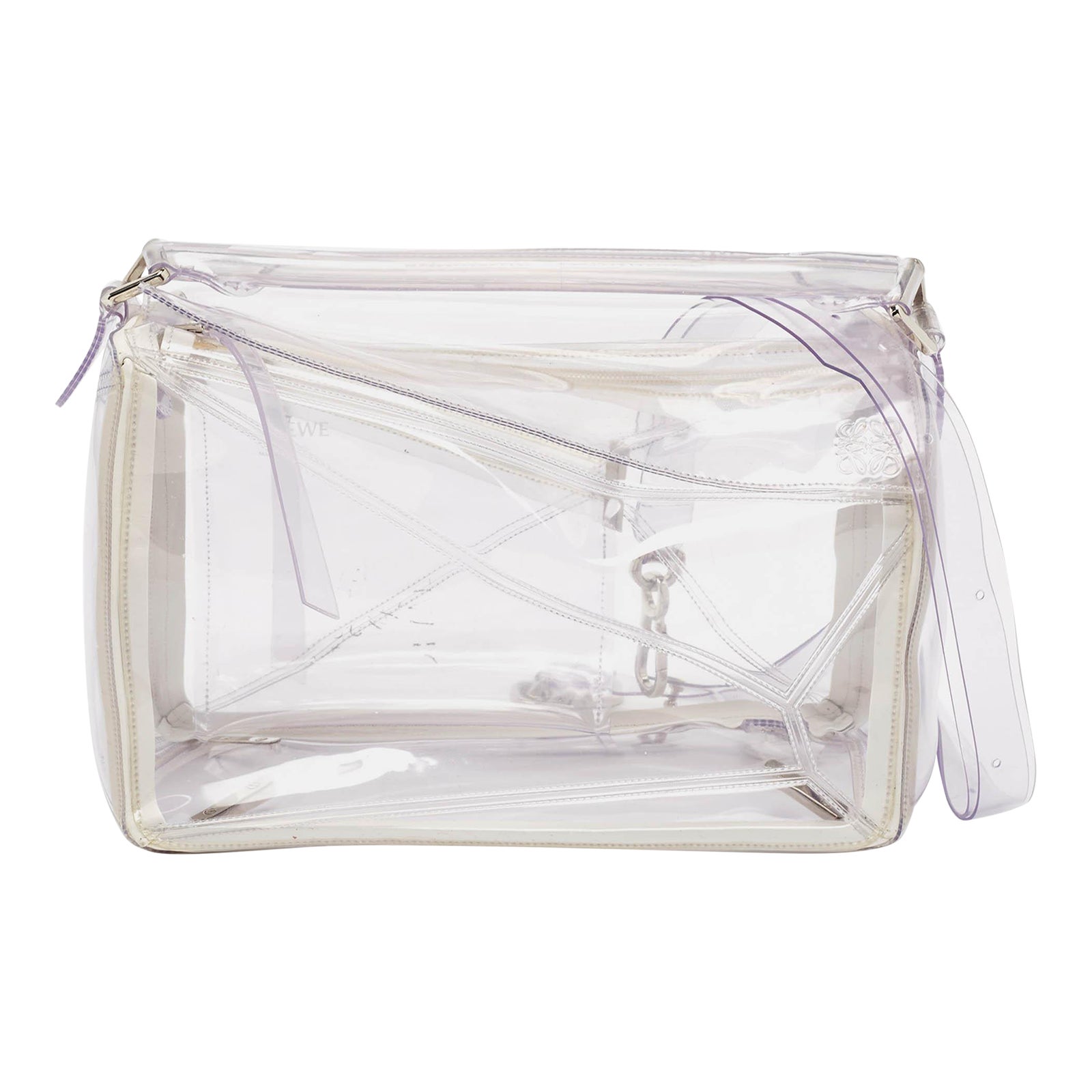 Loewe Clear Pvc Medium Puzzle Shoulder Bag | Chairish