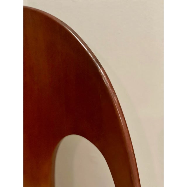 1950's Mahogany Spoon Back Slipper Lounge Chair Attributed to Michael ...