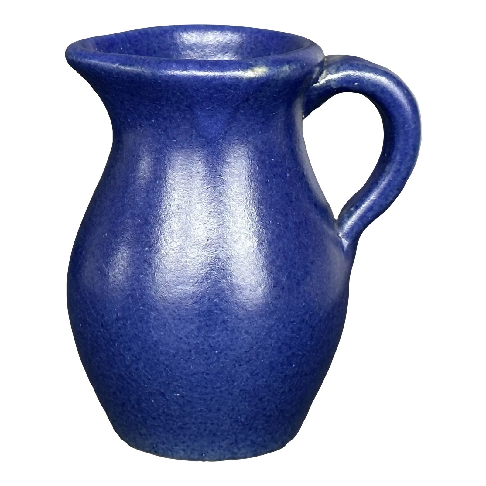 Miniature Pottery Pitcher Milk Creamer | Chairish