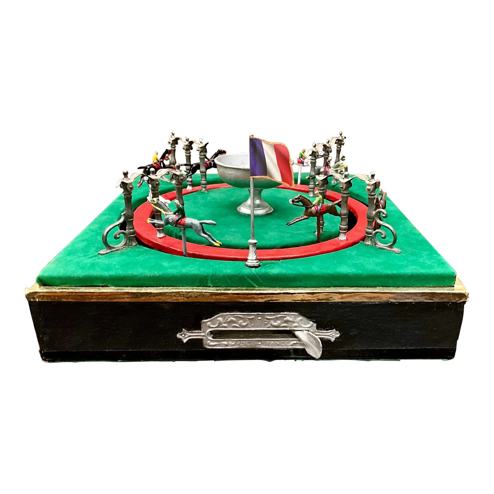 Antique Horse Race Track Casino Game June De Course Made in France ...