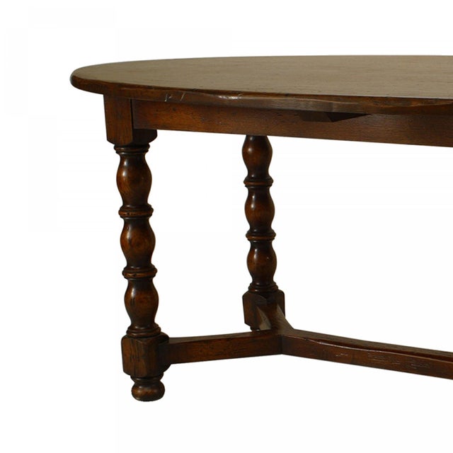 English Renaissance Style Oak Refectory Table | Chairish