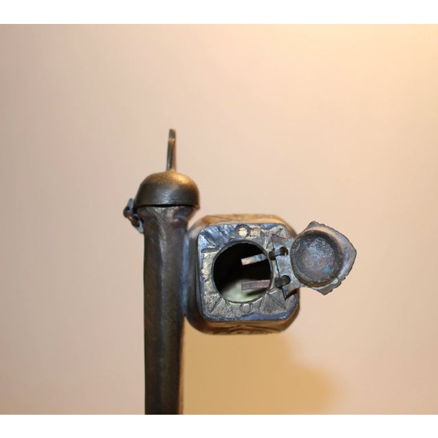 1970s Middle Eastern Brass Inkwell | Chairish