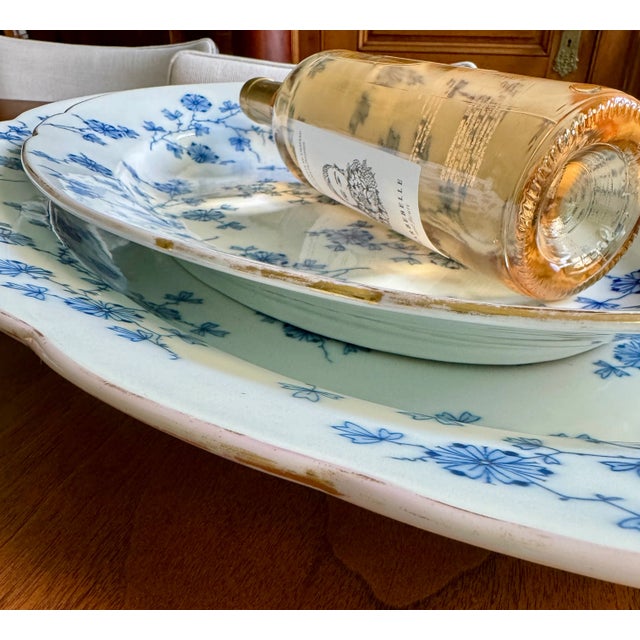 Large Fischer & Mieg Serving Platters Circa 1850s - a Pair | Chairish