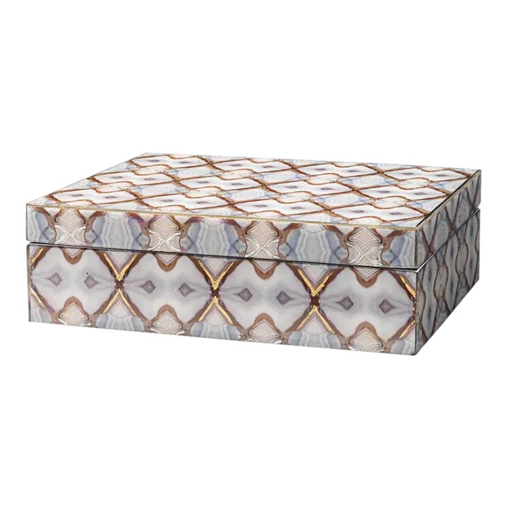 Jamie Young Kaleidoscope Lacquer Box | Chairish
