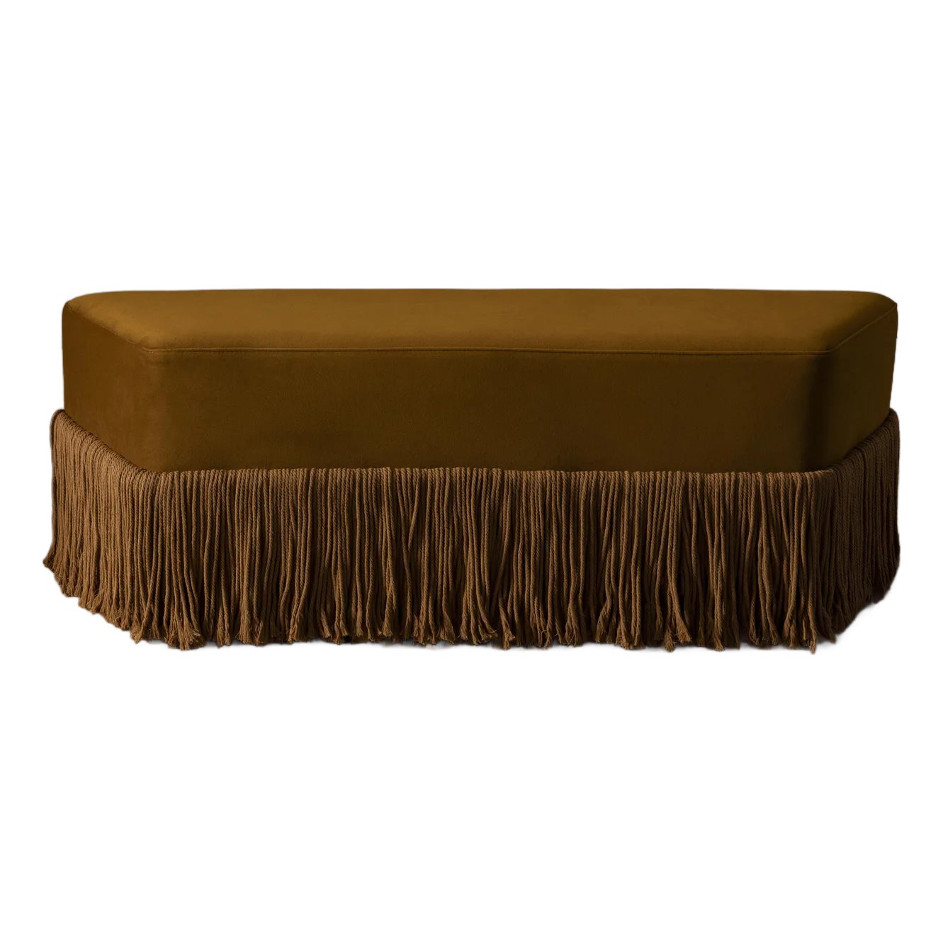 Allard Bench, Mustard | Chairish