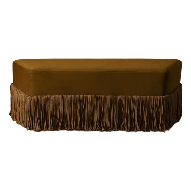 Allard Bench, Mustard | Chairish