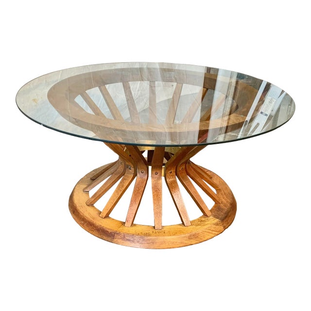 Mid Century Modern Edward Wormley Sheaf of Wheat Coffee Table | Chairish