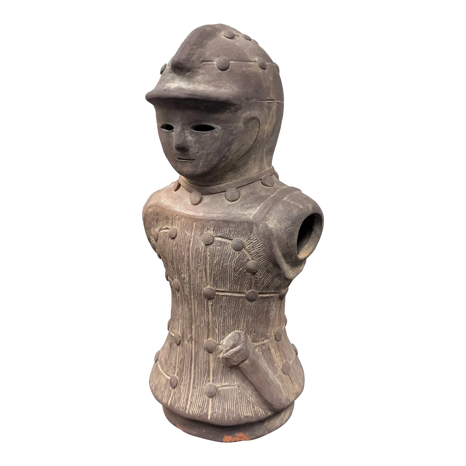 Vintage Japanese Haniwa Warrior Figure | Chairish