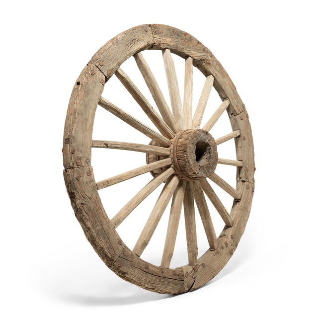 Chinese Monumental Mill Wheel, C. 1900 | Chairish