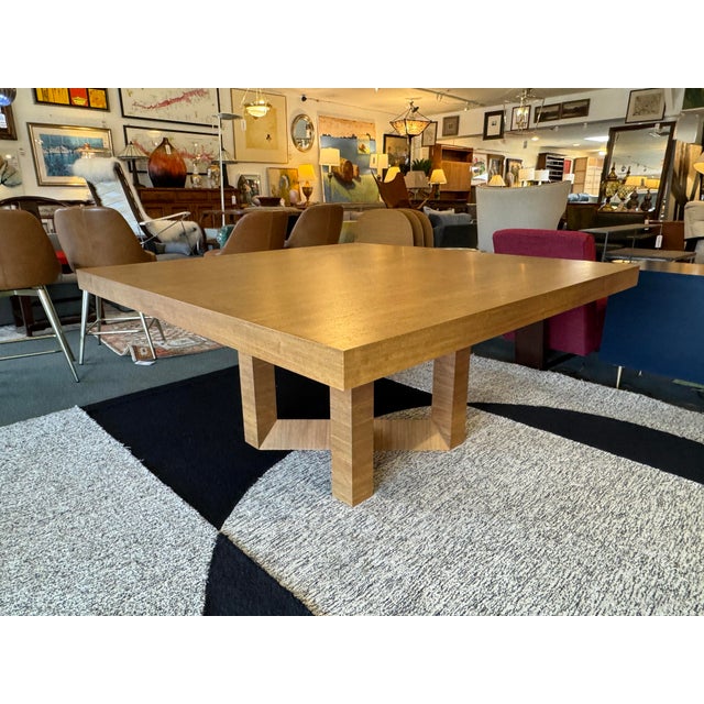 Custom Design Contemporary 60 Inch Square Dining Table | Chairish