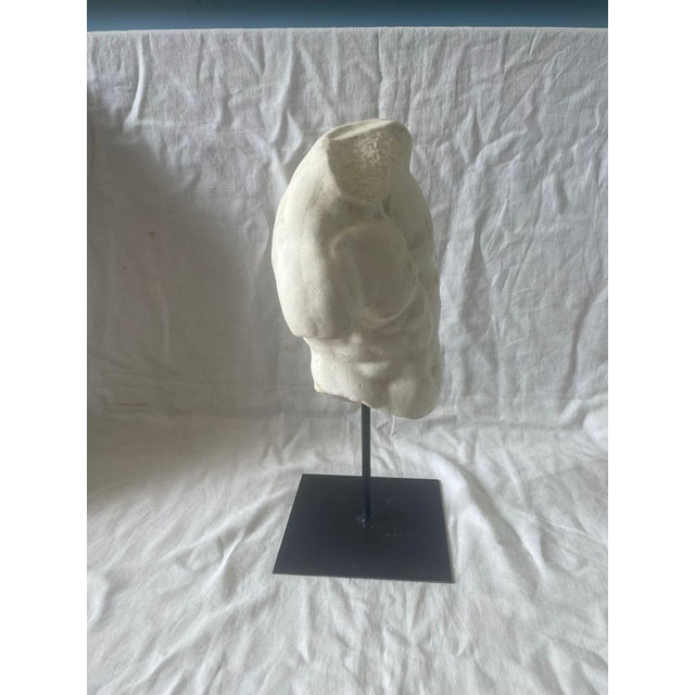 20Th Century, Amazing Decorative Gaddi Torso Plaster Sculpture. Italy ...