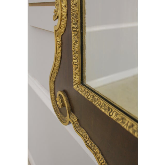 Vintage Chippendale Mahogany & Gold Phoenix Mirror | Chairish