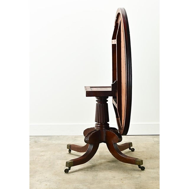 Dutch Round Pedestal Base Dining Table | Chairish