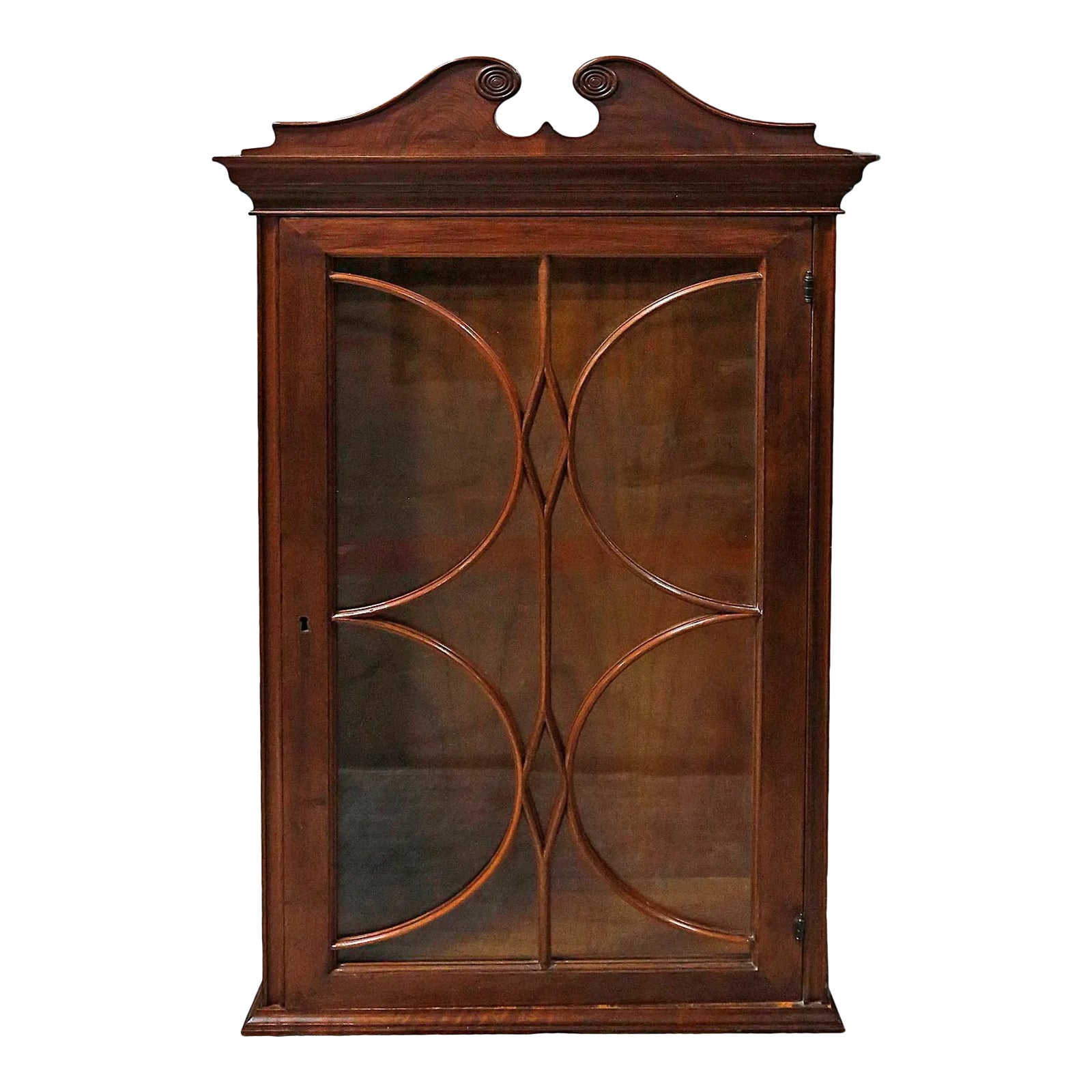 Late 20th Century Wooden Wall Display Case | Chairish