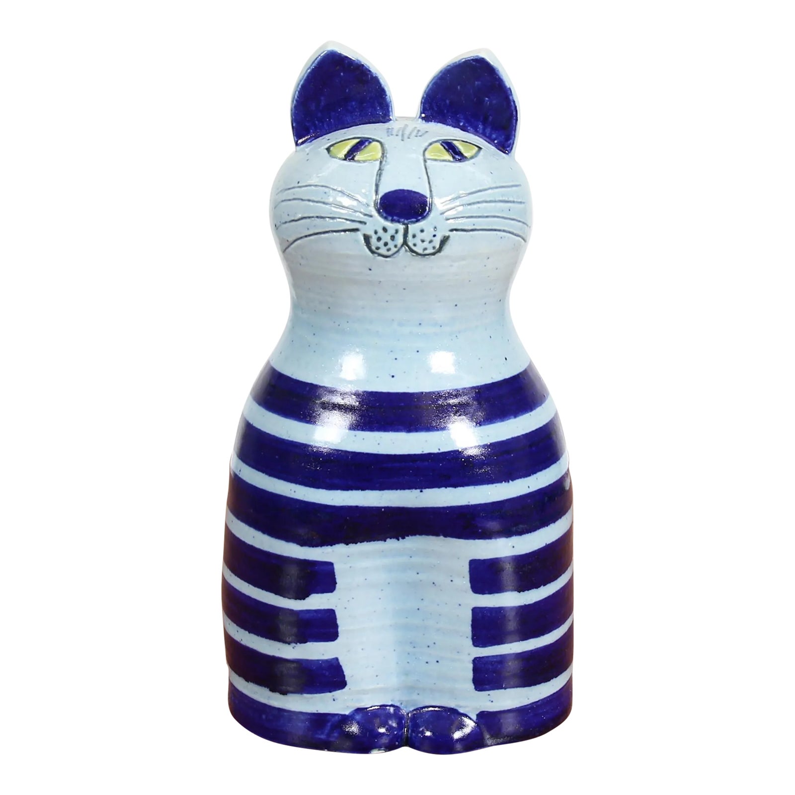 Large and Rare Lisa Larson Tripp Trapp Trull Cat Gustavsberg Sweden ...