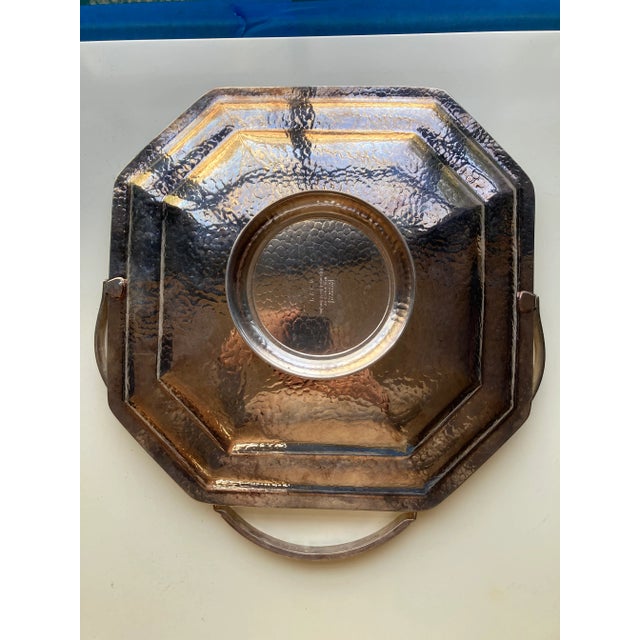 Vintage Art Deco Style Apollo Silver Plate Wedding Basket | Chairish