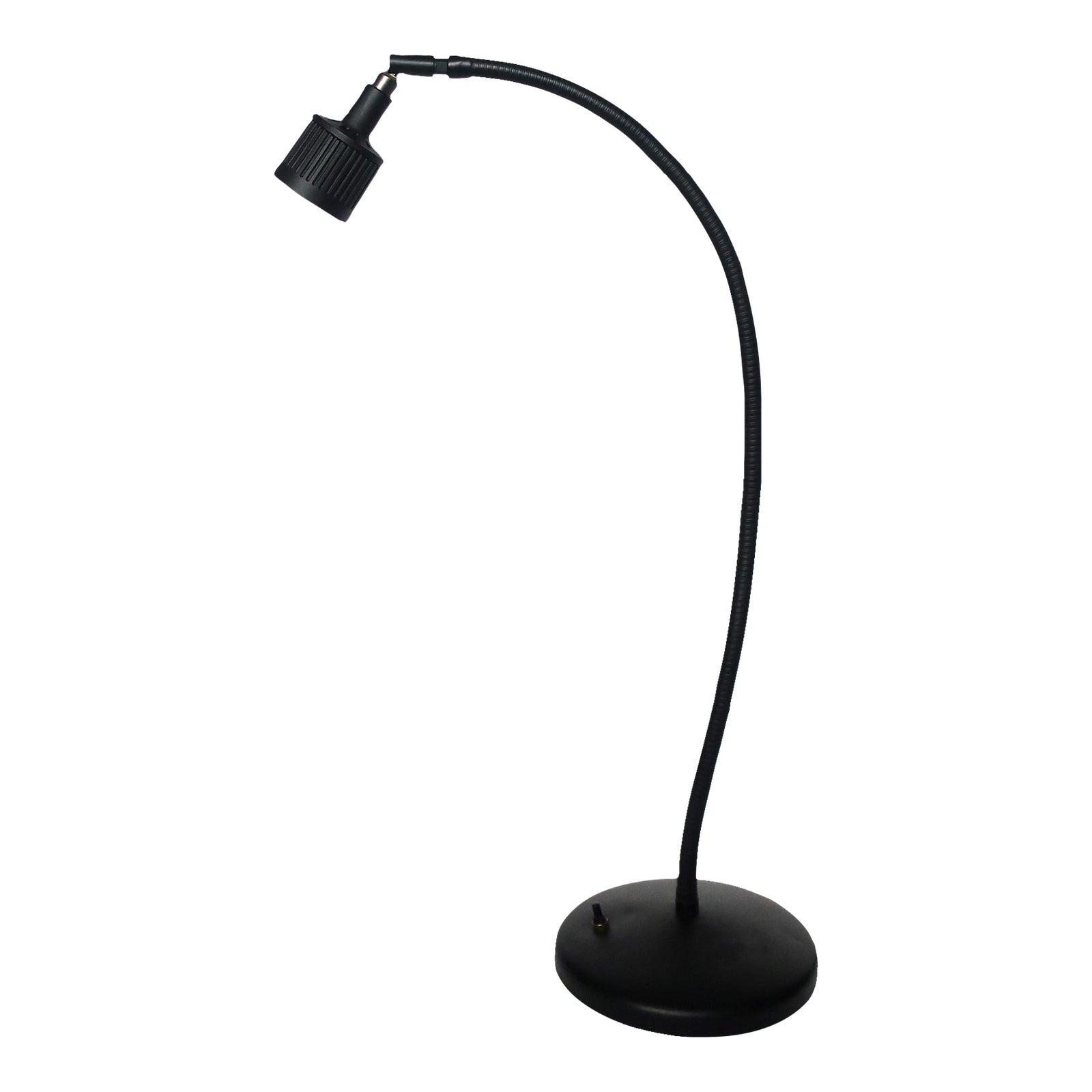 Vintage Black Sunnex Gooseneck Desk Lamp | Chairish