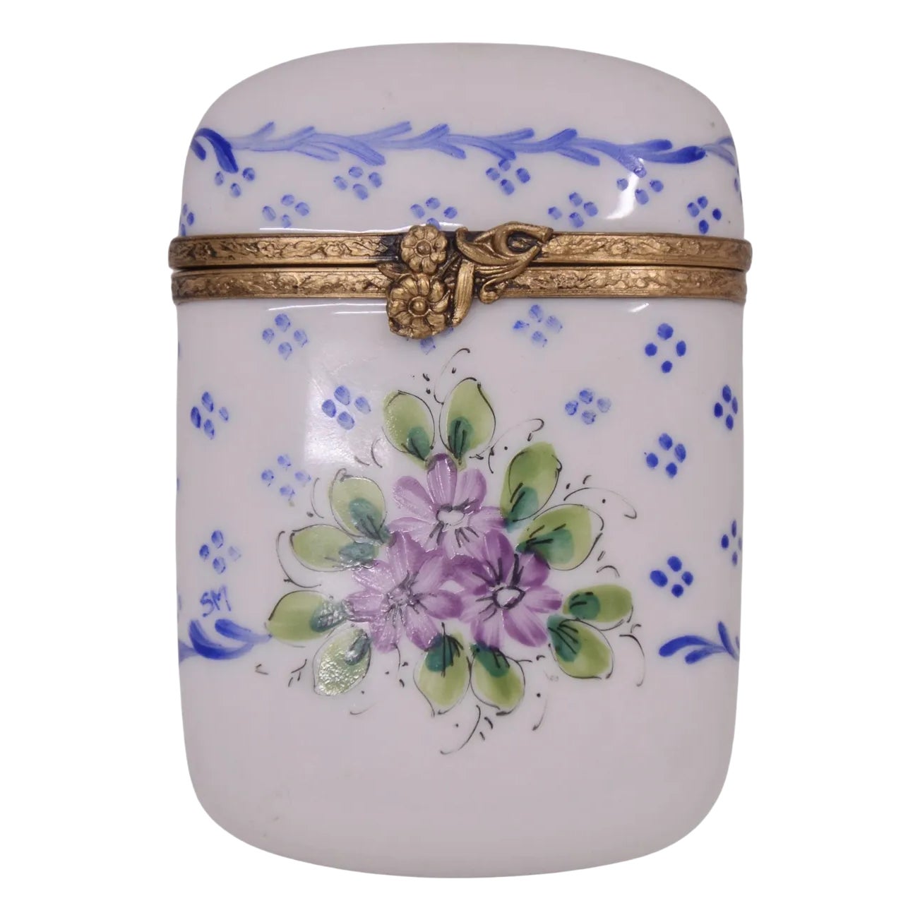 Limoges Domed Flower Box | Chairish