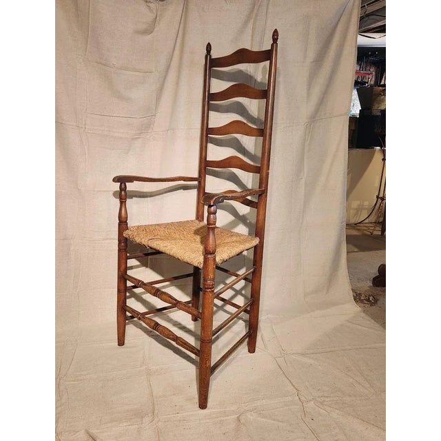 Antique Ladder Back Chair | Chairish