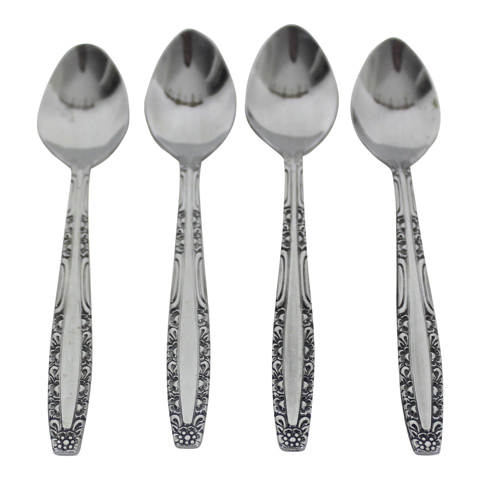1960’s Mid Century Modern Demitasse Tiny Stainless Steel Spoons- Set of ...