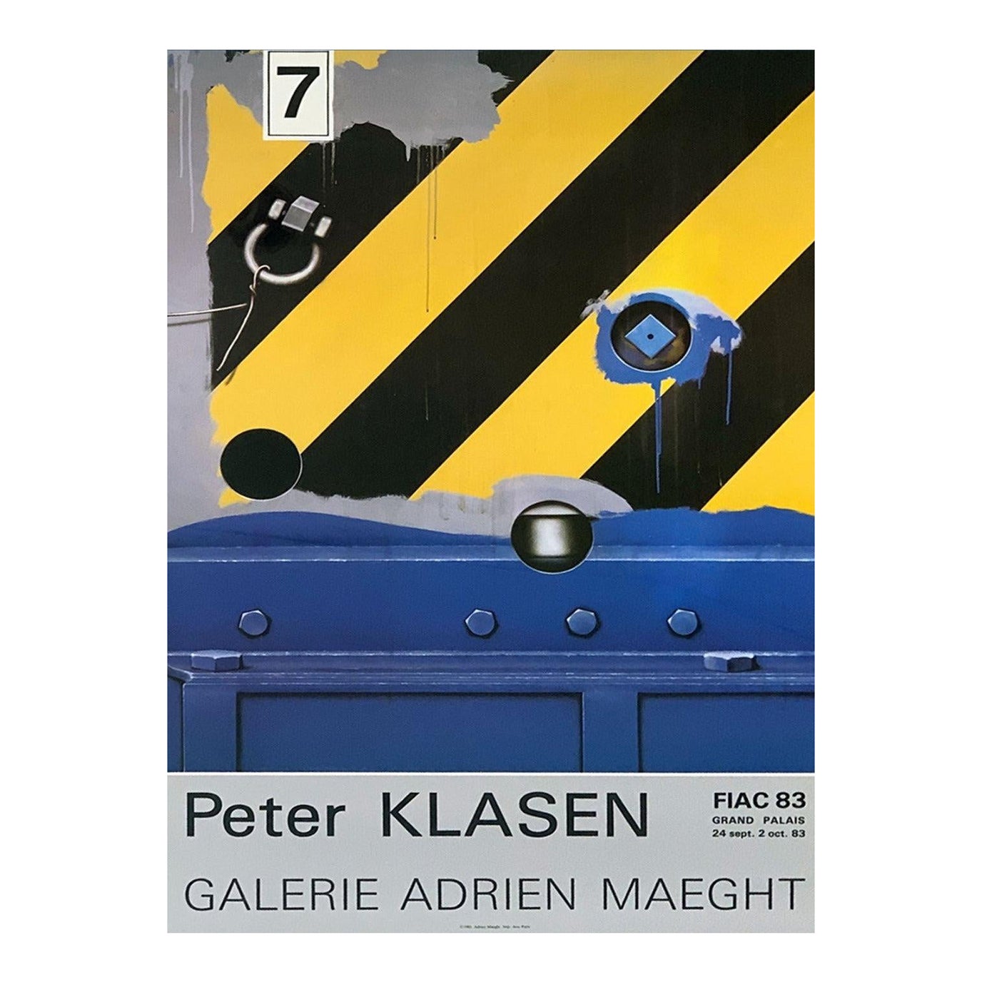 Peter Klasen - FIAC 1983 Poster | Chairish