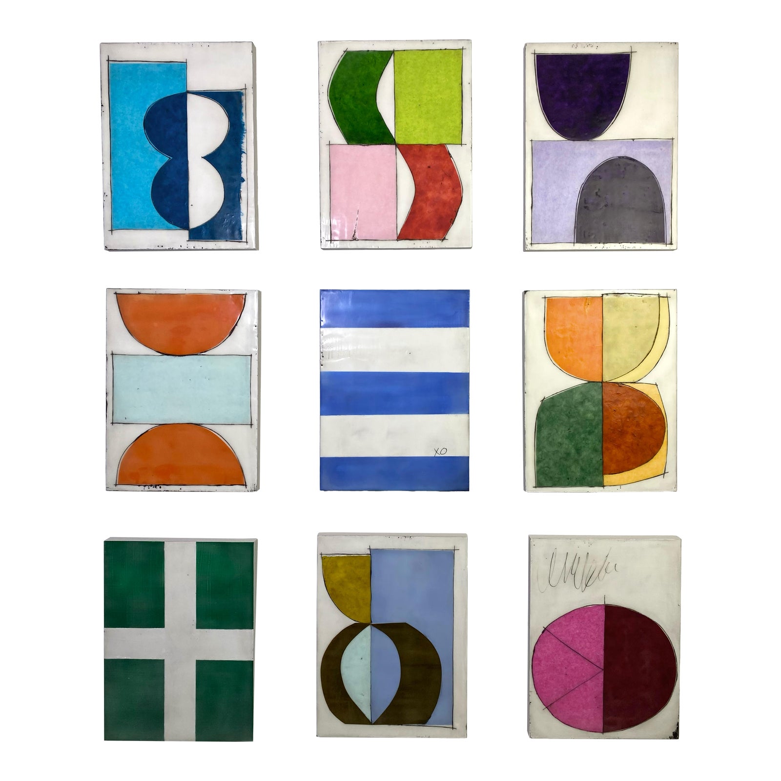 Encaustic Mixed Media Installation by Gina Cochran - "In Full Swing ...