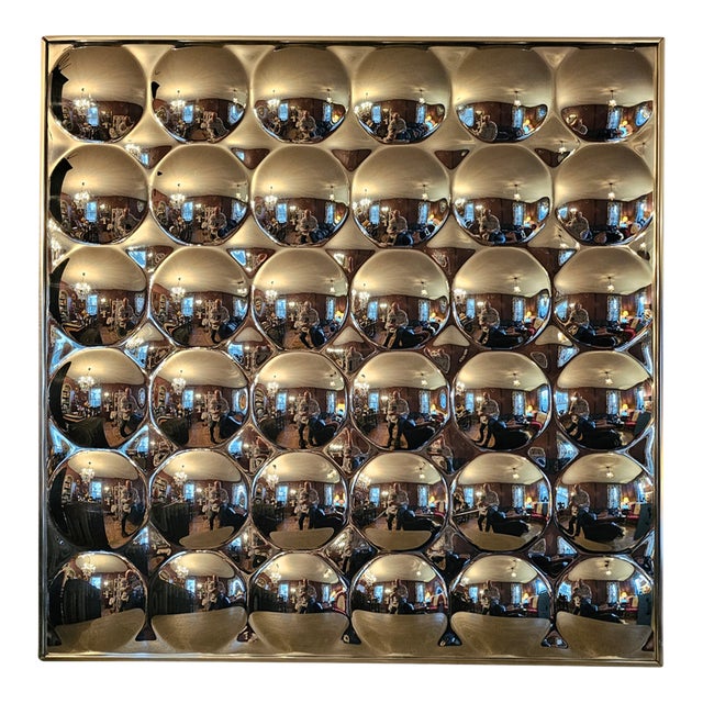 Large 1970s Bubble Mirror by Turner Wall Art | Chairish