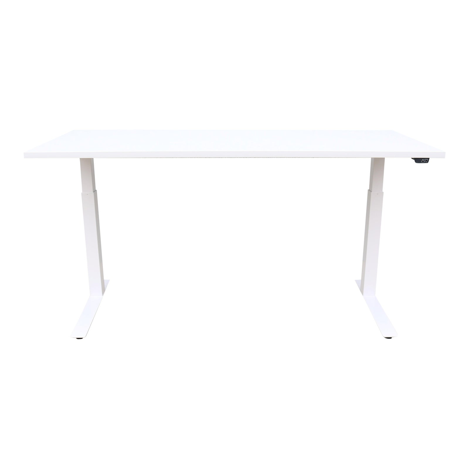Knoll K. Stand Electric Height-Adjustable Rectangle White Table Desk ...