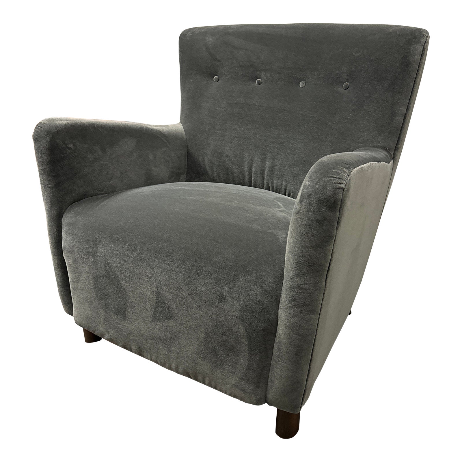 Custom Design Lounge Arm Chair | Chairish
