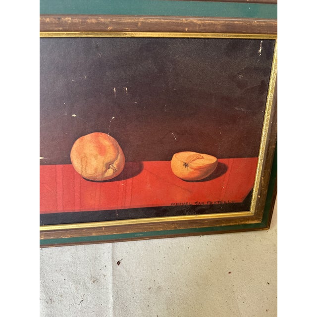 1970s Framed and Signed Print of Peaches | Chairish