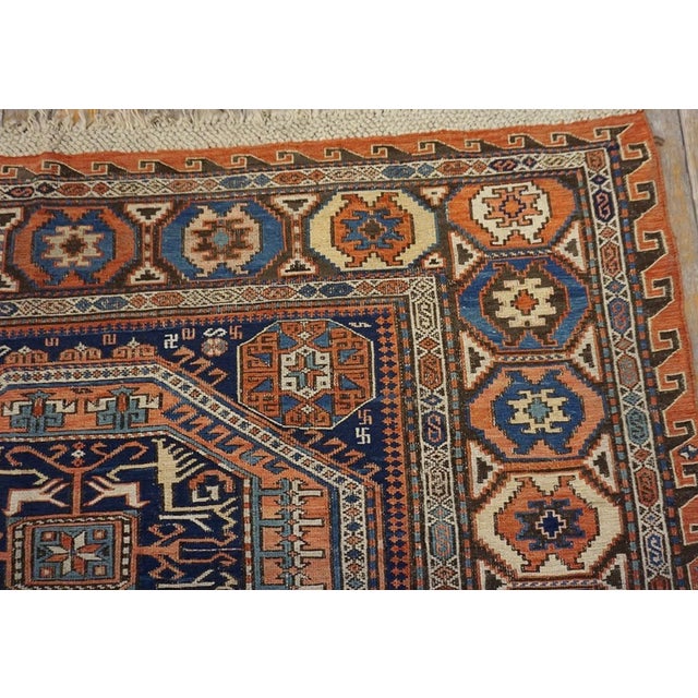 19th Century Caucasian Sumak Carpet | Chairish