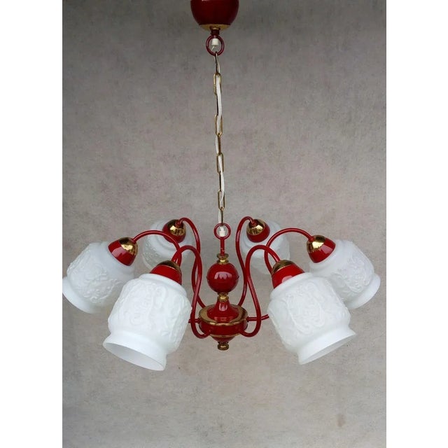 Vintage Chandelier from Drukov Brno, 1970s | Chairish