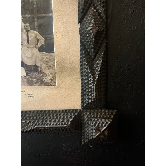 Antique Tramp Art Picture Frame | Chairish
