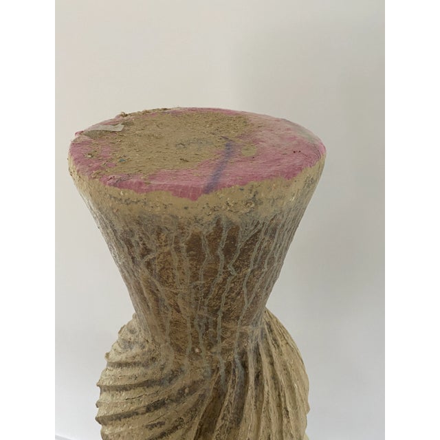 Large Papier-Mâché Totem Column | Chairish