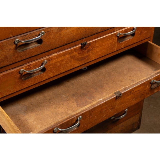 Vintage Wooden Lab Cabinet | Chairish