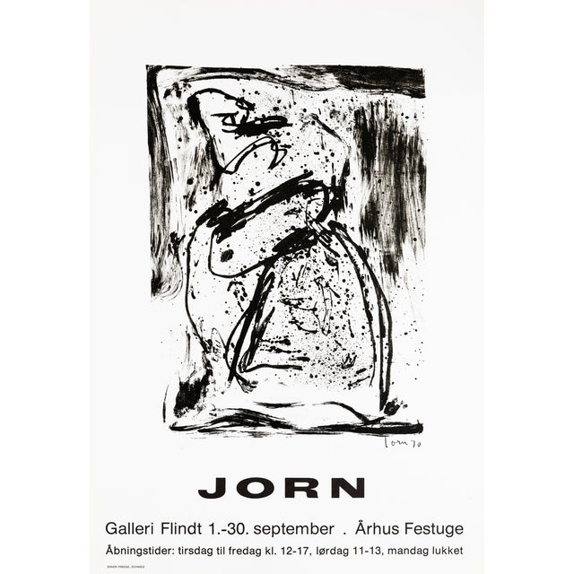 Asger Jorn Expo 1970 Lithograph Poster | Chairish