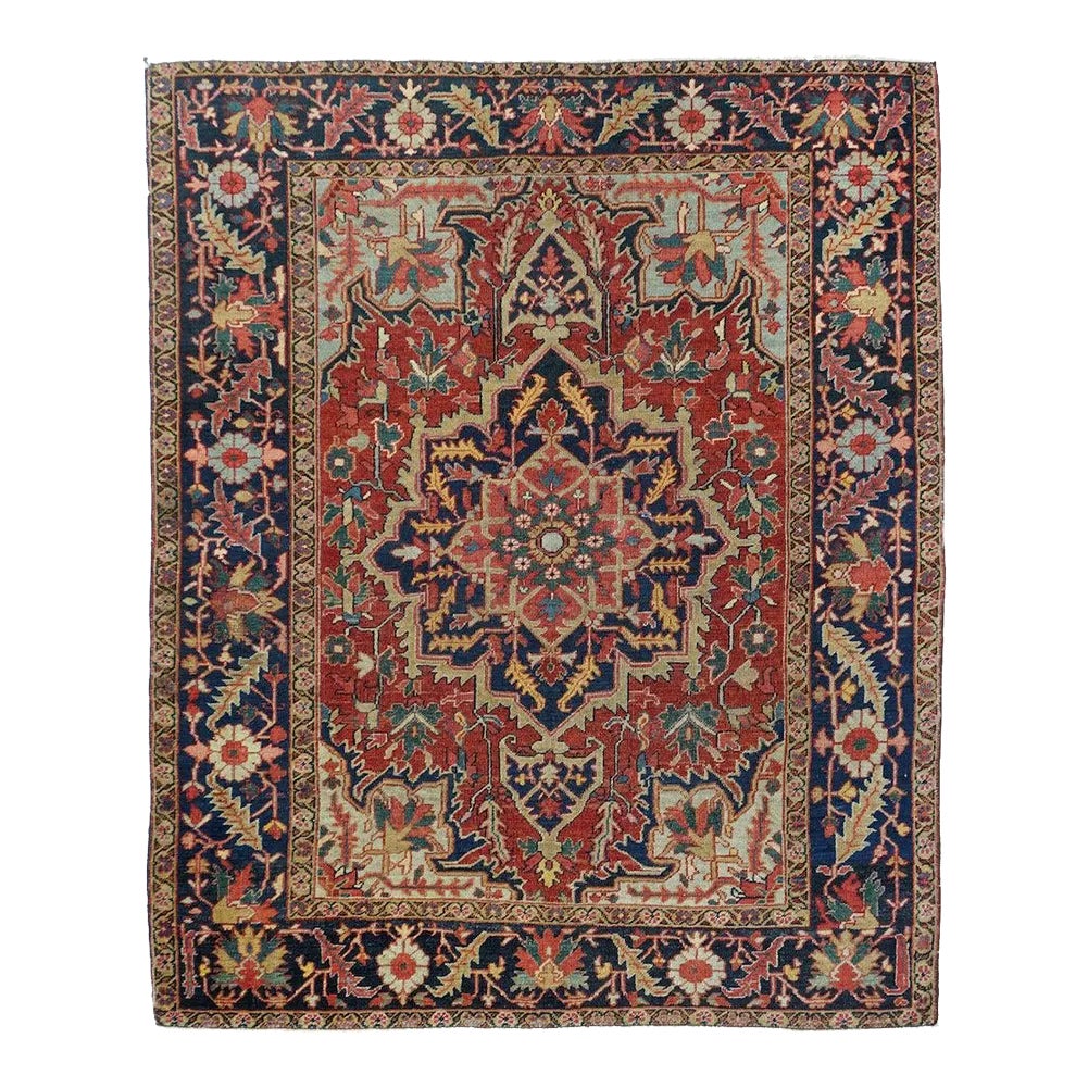 Antique Serapi Rug 4'10'' x 6'0'' | Chairish